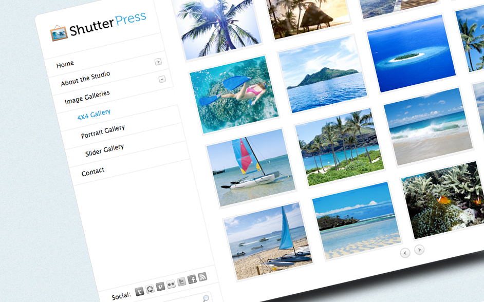 shutterpress | Excel Dashboard Templates