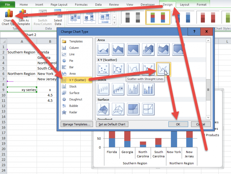 Add Vertical Line Between Columns in Excel Stacked Column Chart | Excel ...