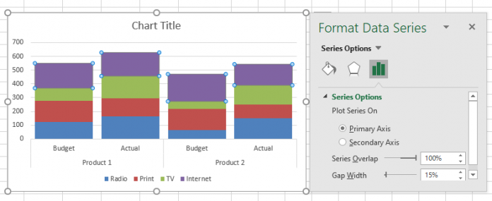 How-to Make an Excel Clustered Stacked Column Chart Type | Excel ...